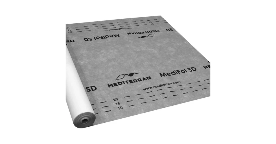 Terrán MediFol SD páraáteresztő tetőfólia 120 g, 75 m2