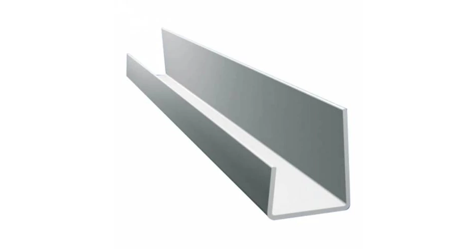 DK Profifix PVC Befogó profil (J profil) 12,5x20x3000 mm (50db/dob)