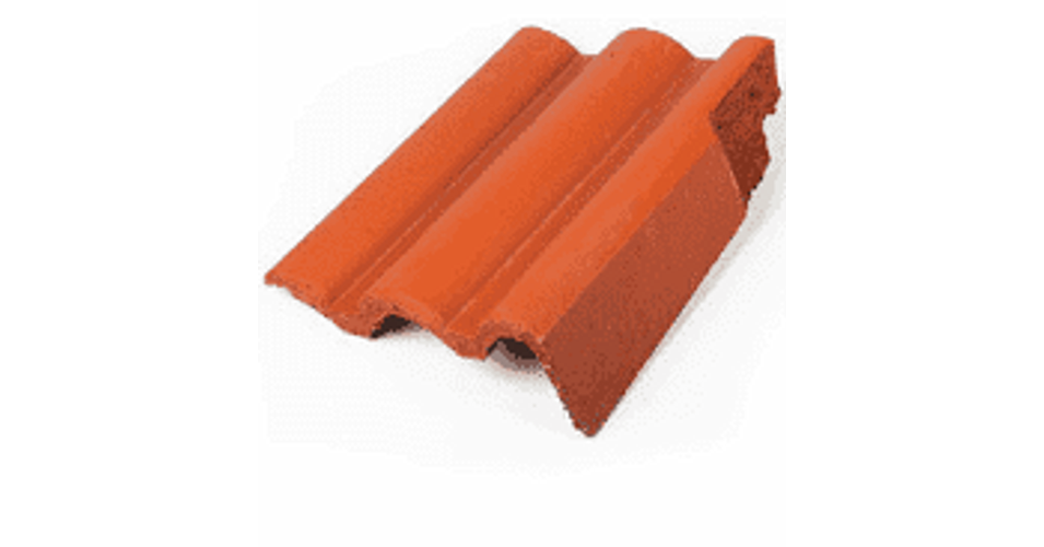 Terrán Standard szegélycserép jobb ColorSystem meggypiros